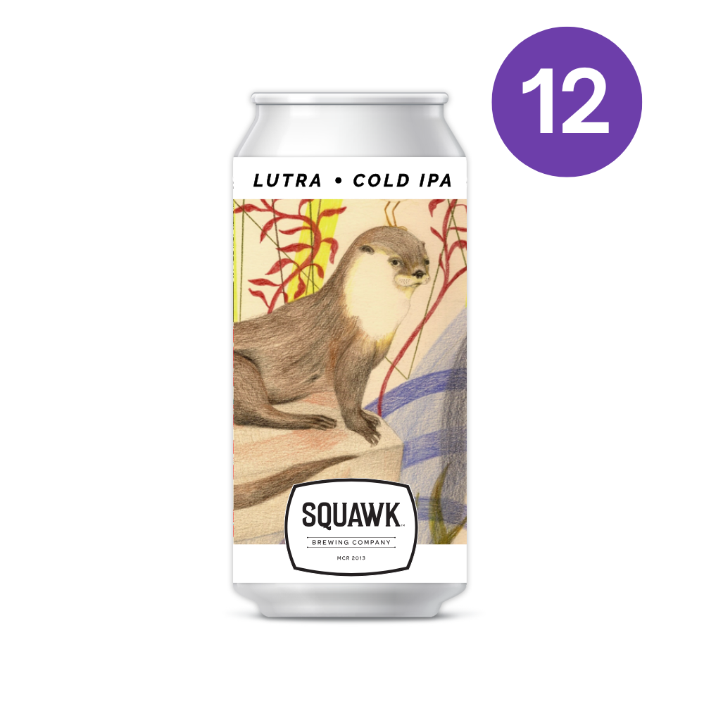 Lutra – Cold IPA – 12 x 440ml Cans – Squawk Brewing Co
